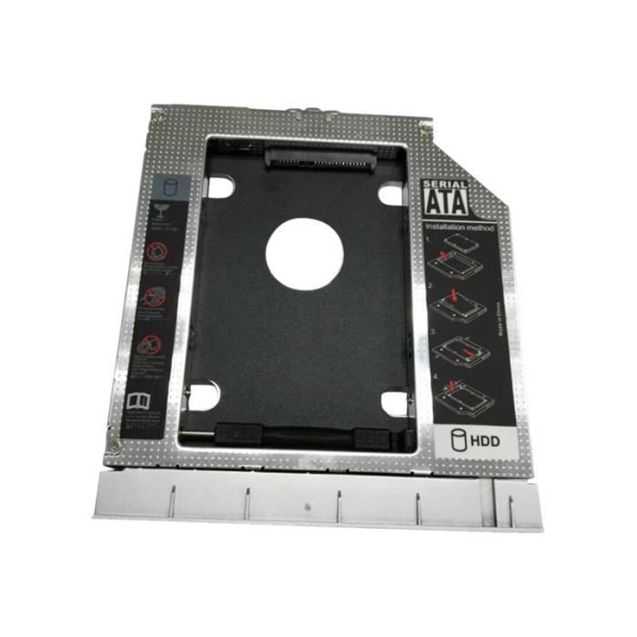 Microstorage 2nd Bay HD Kit Adaptateur pour baie de stockage 2.5 ...