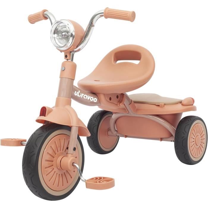 Bébé Tricycle, Tricycle Pliable Pour Tout-Petits Avec Pédales, Lumières ...