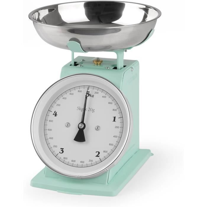 Balance De Cuisine Retro | Plateau De Pesée En Acier Inoxydable Avec ...