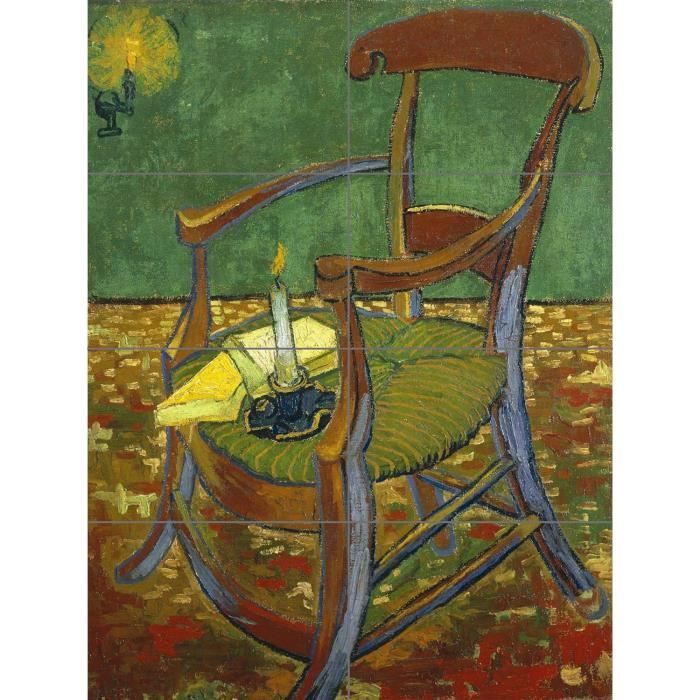 Vincent Van Gogh De Stoel Van Gauguin Xl Giant Panel Poster (8 Sections ...