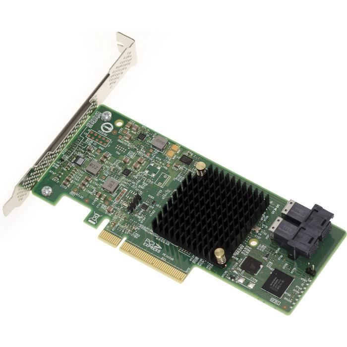 Carte Contrôleur Pcie 3.0 Sas 12Gb 8 Ports Internes Avec Raid 0 1 1E 10 ...