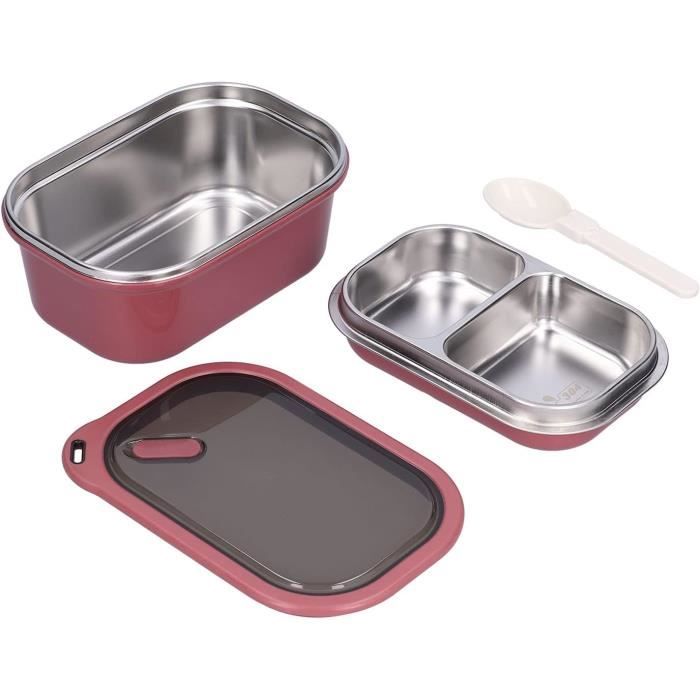 Bento Lunch Box, 2 Compartiments Bento Box Leakproof Bento Lunch Box ...