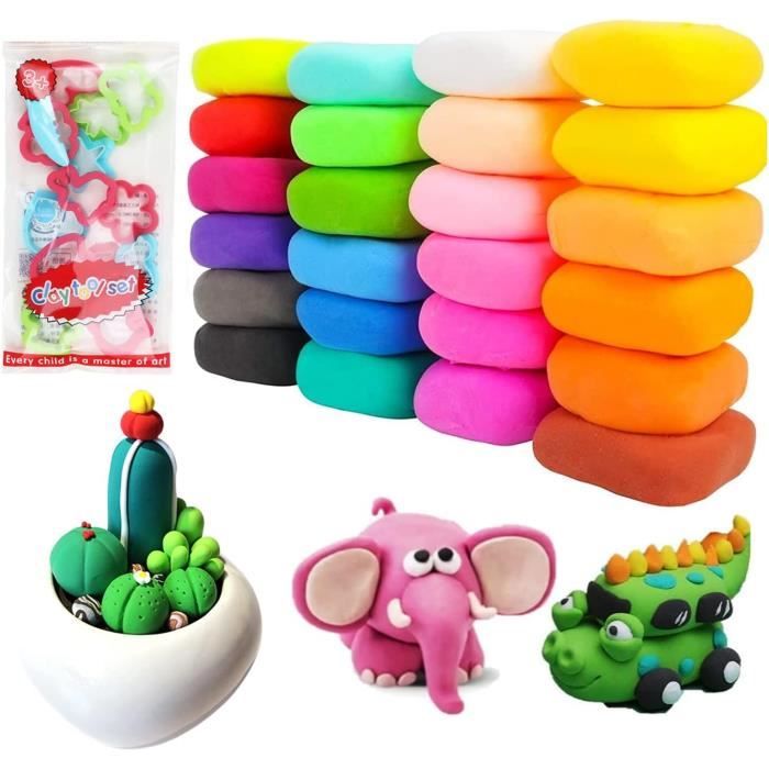 Pâte à Modeler Ultralégère pour Enfants, Ensemble de pâte à Modeler ...