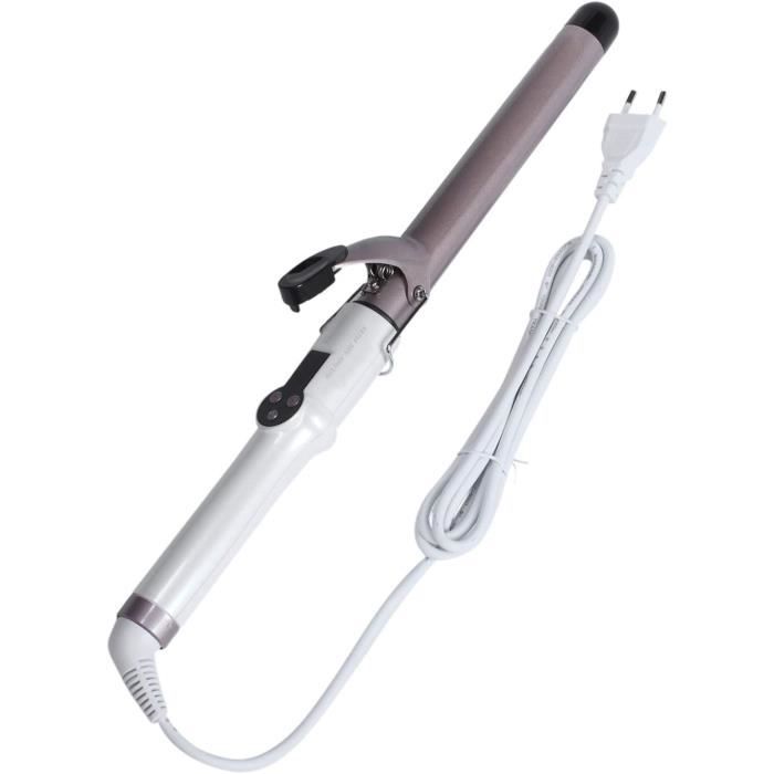 Real Électrique Professionnel En Céramique Cheveux Bigoudi Lcd Fer À Friser Rouleau Curls Waver ...