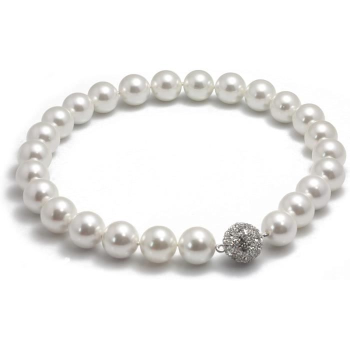 Collier De Perle Shell Tahiti-Mers Collier De Mallorca Perles ...