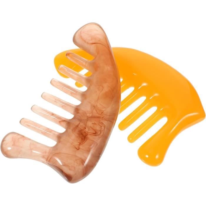 6 Pièces Peigne De Massage Neck Massage - Peigne De Gua Sha Massage ...