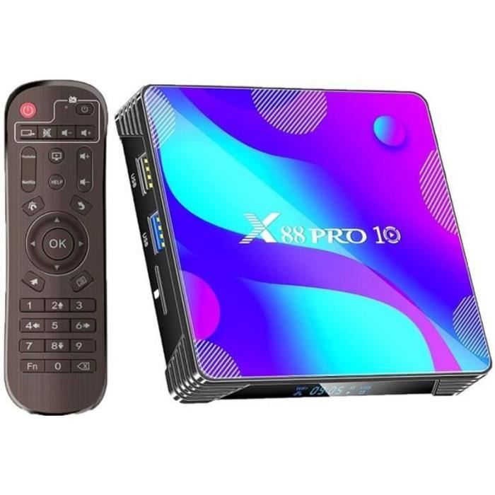 MEDIA STREAMER - BOX MULTIMEDIA Android 10 X88Pro 10 Smart TV Box ...