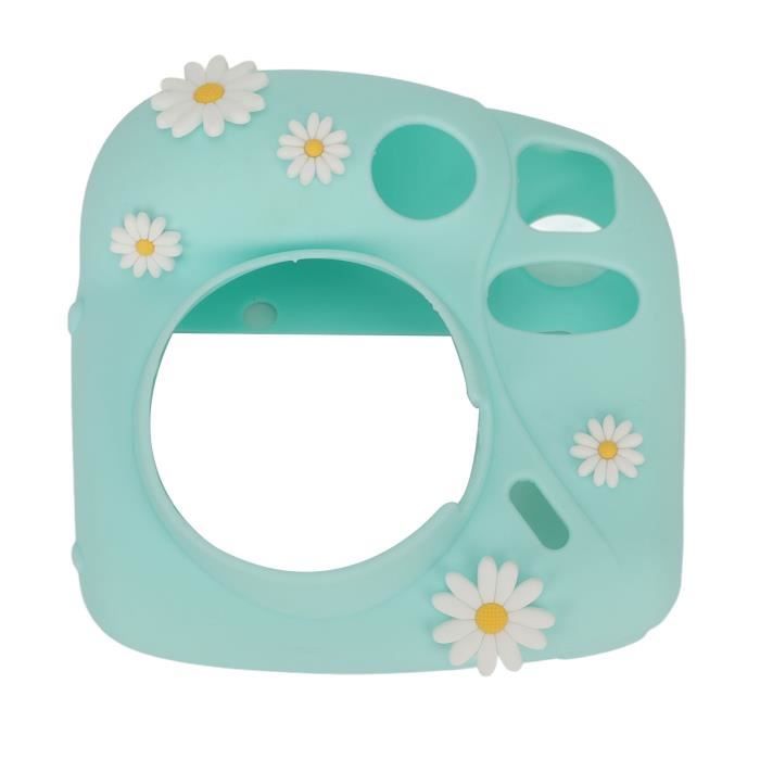 (Marguerite Bleue)Coque En Silicone Pour Appareil Photo Instantané ...