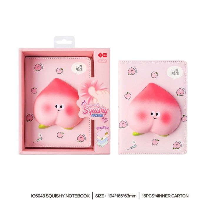 Carnet de Notes Kawaii Girly Squishy - Pêche - Cdiscount Beaux-Arts et ...