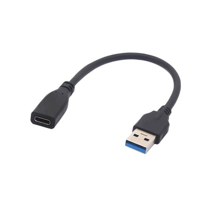 Adaptateur USB-C mâle vers USB-A femelle DLH - DY-TU4625 - 0,225m ...