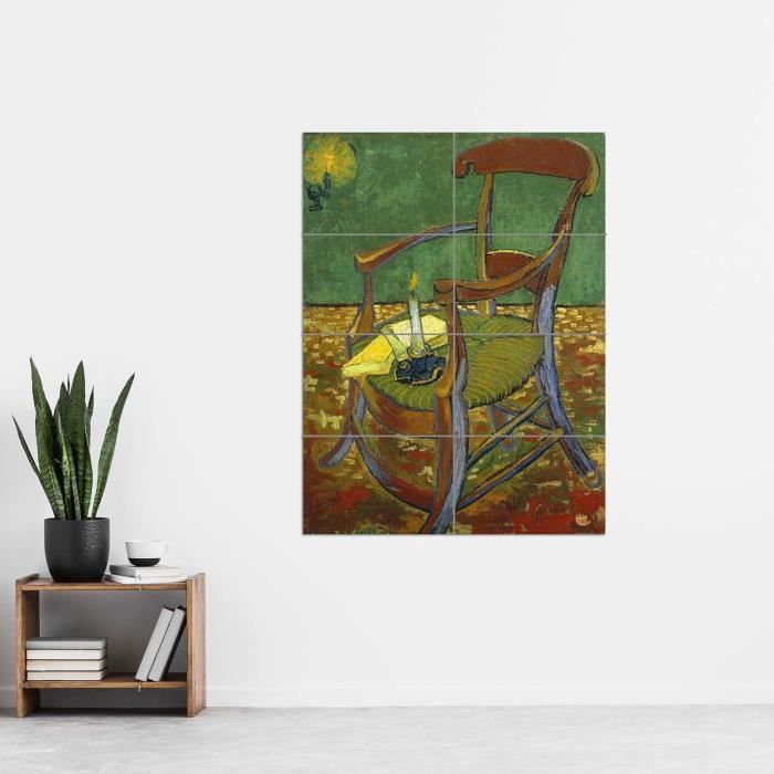 Vincent Van Gogh De Stoel Van Gauguin Xl Giant Panel Poster (8 Sections ...