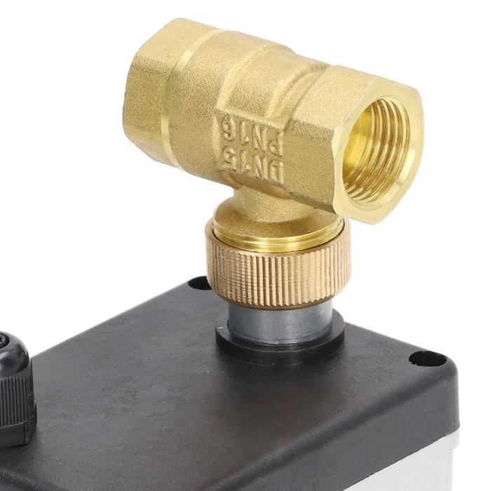 Vanne à bille motorisée - SURENHAP - 2 fils 2 voies - DN15 Laiton ABS - DC 12V‑24V - Cdiscount ...