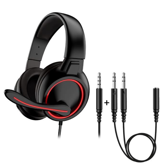 Pack Manette - XBOX - ONE-S-X-PC - Noir - Casque Gamer PRO-210 - Câble ...