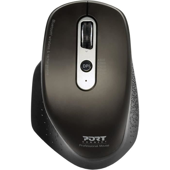 Port Connect Souris Professionnelle Bluetooth Sans Fil Wireless 2.4 Ghz ...