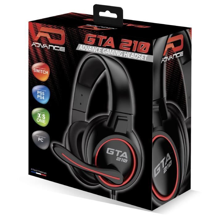 Pack Manette - XBOX - ONE-S-X-PC - Noir - Casque Gamer PRO-210 - Câble ...