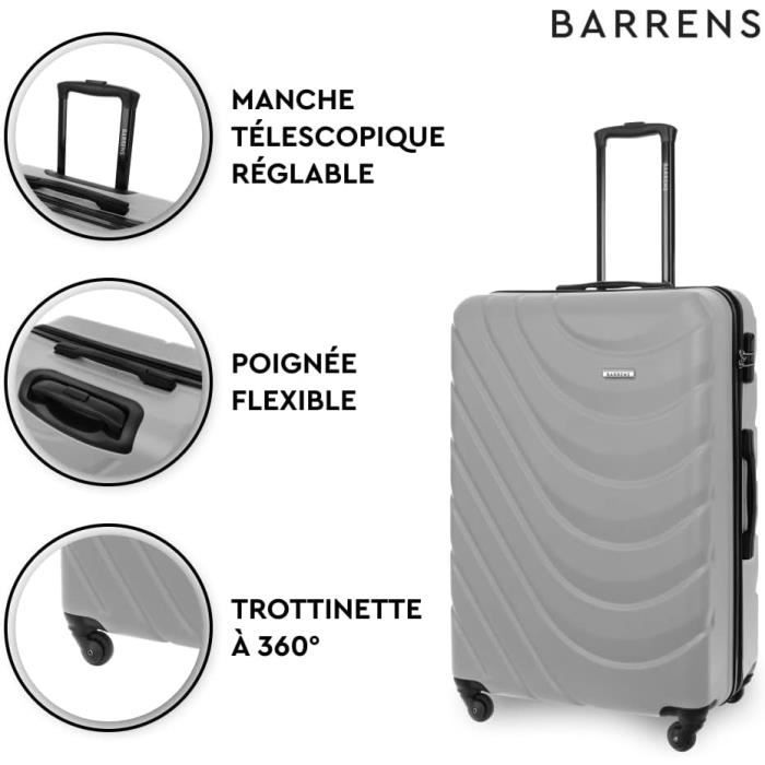 Grande Valise | Bagage De Soute | 77X51X30 Cm | 96 L | 4X360 Degrés De ...