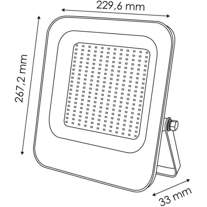 Projecteur Led Napoli 150 W, 18 000 Lumens, Ip65 Réglable, Couleur ...