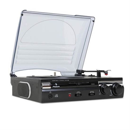 Auna Mg 182tt Tourne Disque Platine Vinyle Usb Avec Encodage Mp3 Pour