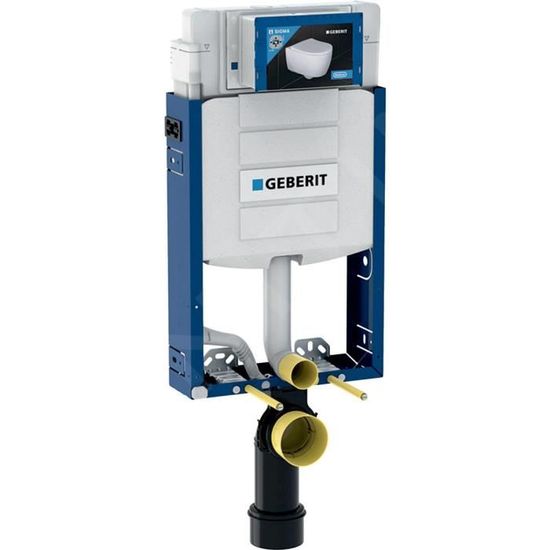 Bâti-support pour WC suspendu - GEBERIT - KOMBIFIX - Blanc - Standard ...