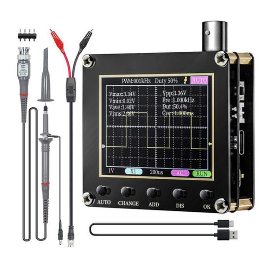 Tbest Oscilloscope numérique portable Transistors de forme d'onde de ...
