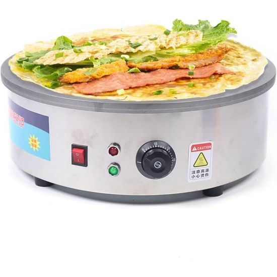 Machine à crêpes professionnelle 2800 W - Machine à crêpes en acier ...