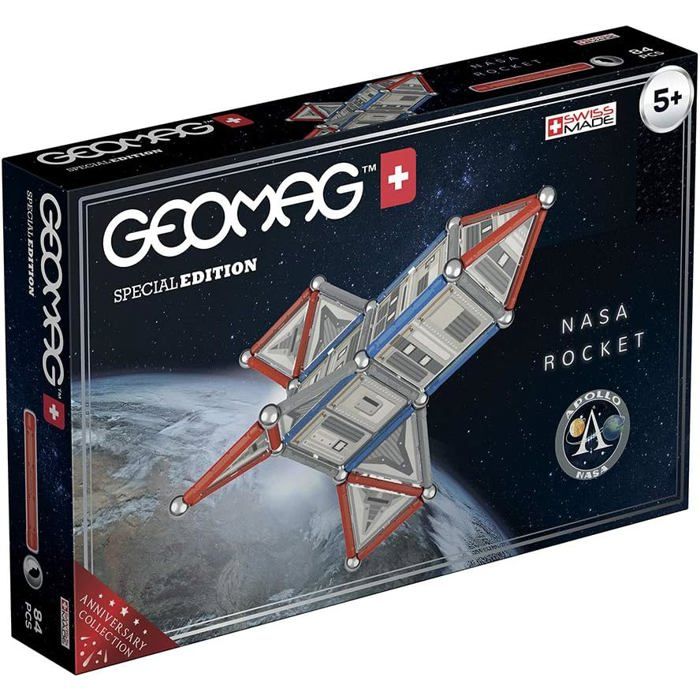 Geomag Special Edition NASA Rocket Construction Magnétique 84 Pièces ...