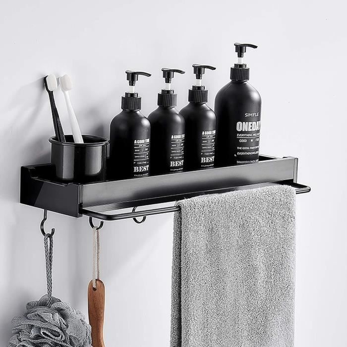 Étagère Douche,Etagere Salle De Bain Sans Percage,Porte-Serviettes ...