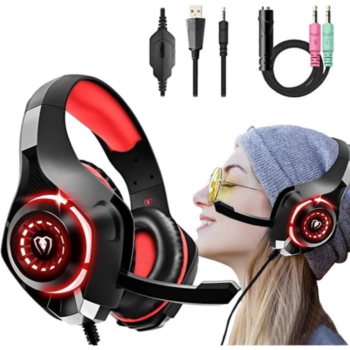 Casque D'Écoute Filaire Avec Phone - Casque De Jeu Filaire Avec ...