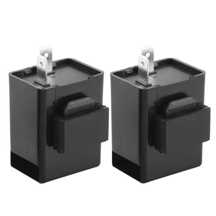Paire De Relais De Clignotant Électronique À Led 12v 2 Broches Moto