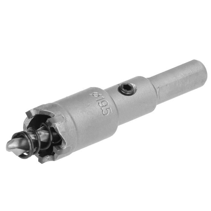 Fdit Mèche de perceuse Scie-cloche Foret Cutter Lame en métal Tige ...