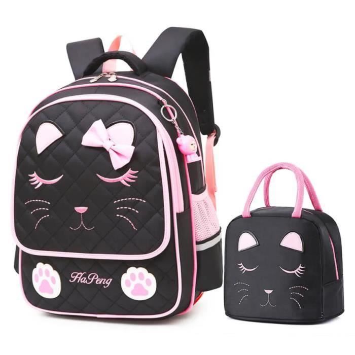 Sac à Dos - FOLAYA - Chat Noir - Nylon Imperméable - 31x13x41 cm ...