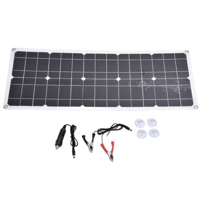 Hililand Panneau solaire flexible Panneau solaire 50W double chargeur de panneau solaire ...