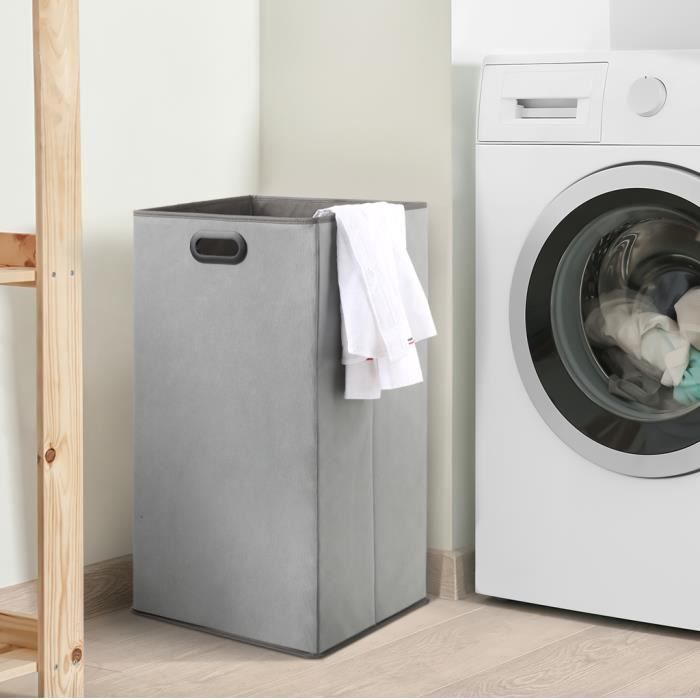 LANGRIA Panier à Linge Pliable Sac Pour Lessive Design Panier de ...