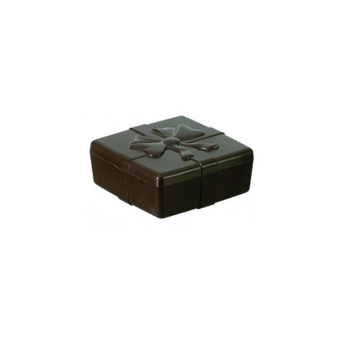 MOULE BOITE CARREE RUBAN AVEC FOND ET COUVERCLE DIMENSIONS 100X100X36MM ...