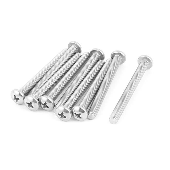 SOURCING MAP M5 x 50mm vis tête ronde vis machine vis 10Pcs - Cdiscount ...