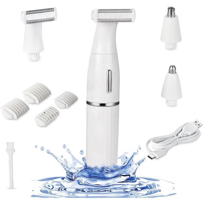 Kiyy Rasoir Électrique Femme, 3 en 1 Épilateur pour Tondeuse Bikini ...
