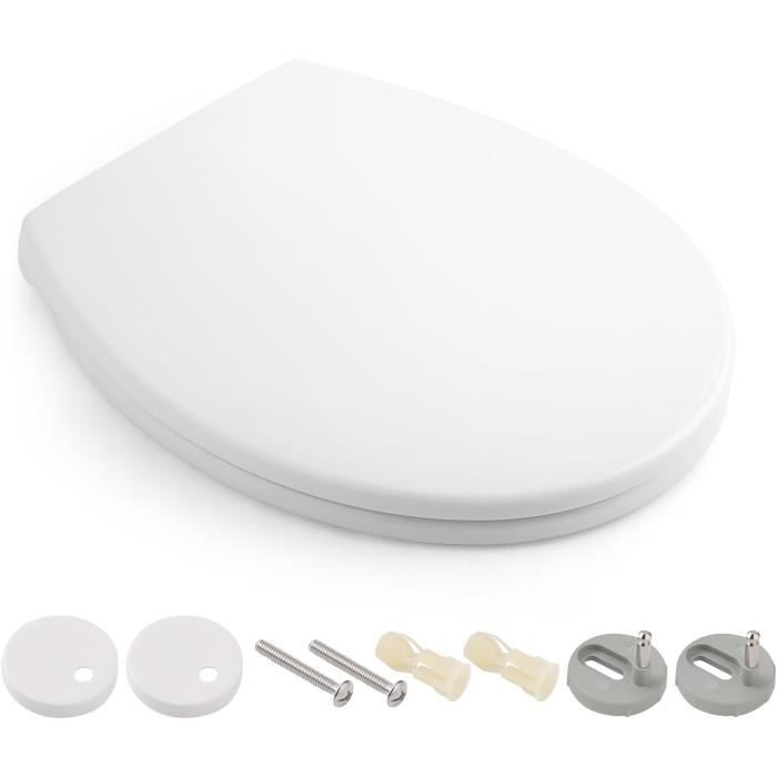 Abattant WC, Cuvette Toilette avec Fermeture en Douceur, Lunette wc ...