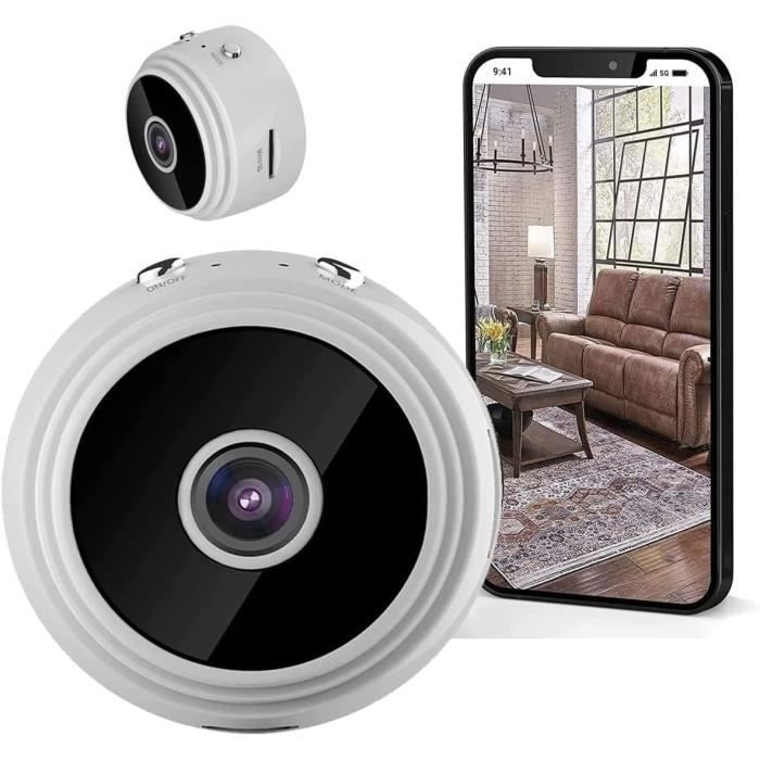 Mini Caméra Espion Hd 1080P Sans Fil Avec Vision Nocturne Et Détecteur ...