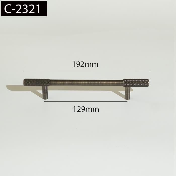 POIGNEE DE MEUBLE - BOUTON DE MEUBLE,C-2321--Poignée de meuble moletée ...