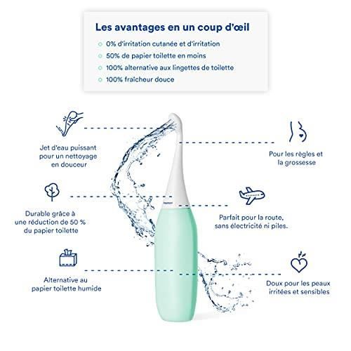 HappyPo Kit Lave Fesse Original + Douche Easy-Bidet 2.0 I Éco-papier I ...