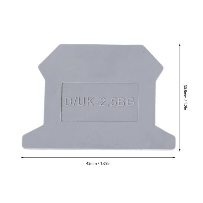 Butée De Bornier 100Pcs Borniers Barrière Remplacement Bornier Bouchon ...