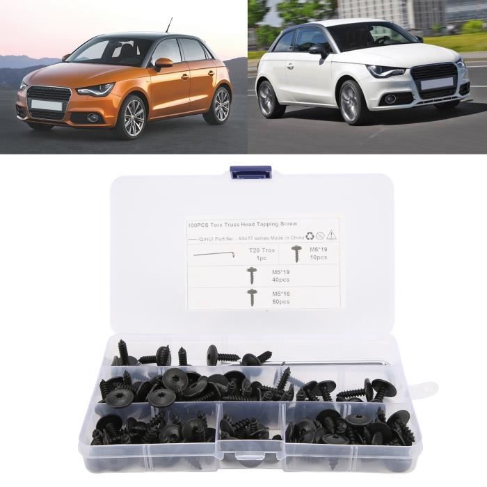 Vis autoperceuses pour garde-boue de voiture - DIOCHE - Blanc - Lot de ...
