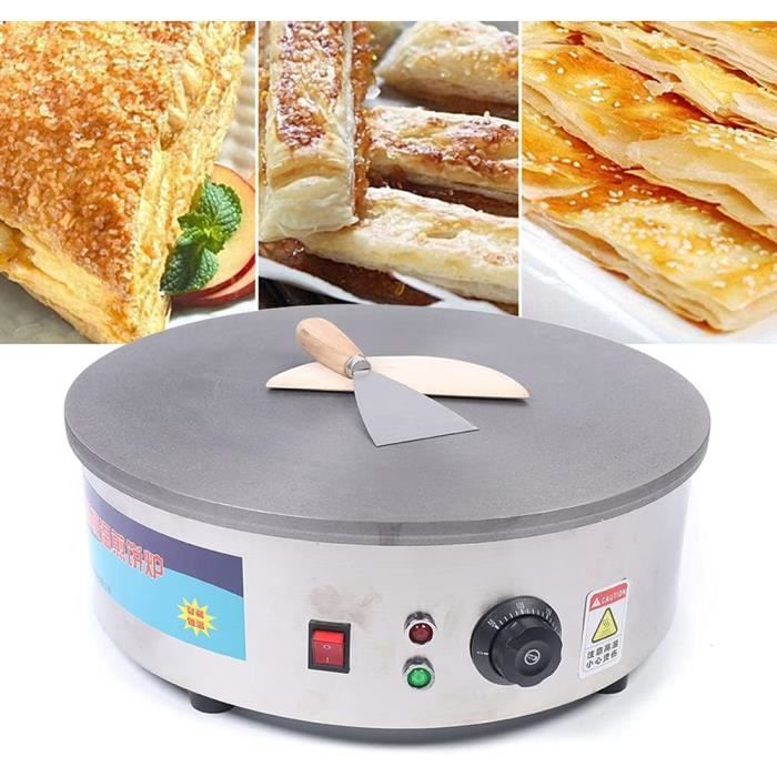 Machine à crêpes professionnelle 2800 W - Machine à crêpes en acier ...