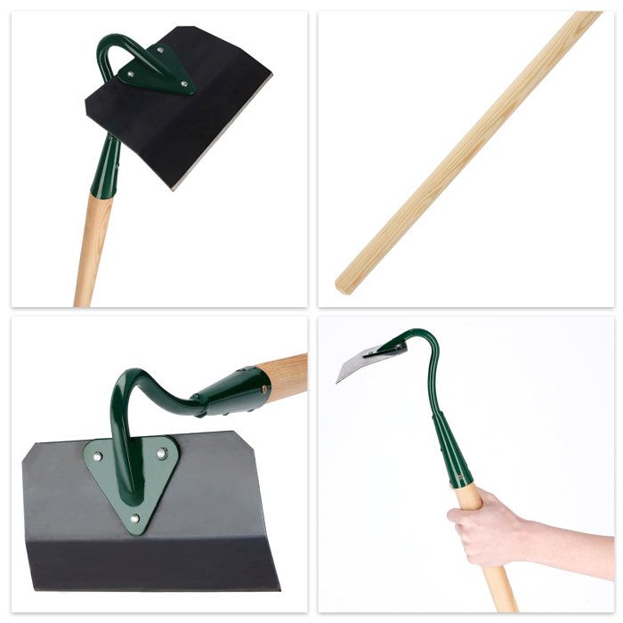 KADAX Grande Houe Trempée avec Manche de Jardin 16 cm - Cdiscount Jardin