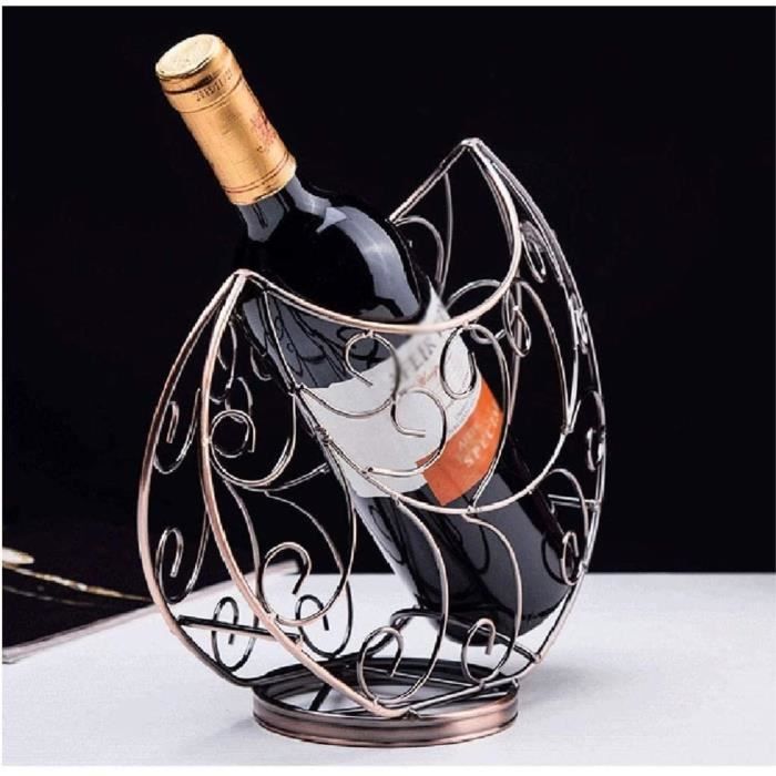 Range Bouteille Vin Porte Bouteille Creative Wine Rack Iron Art Wine ...