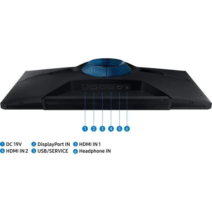 Ecran PC Gamer - SAMSUNG - 27" - QHD - 165Hz - Dalle VA - 1ms ...