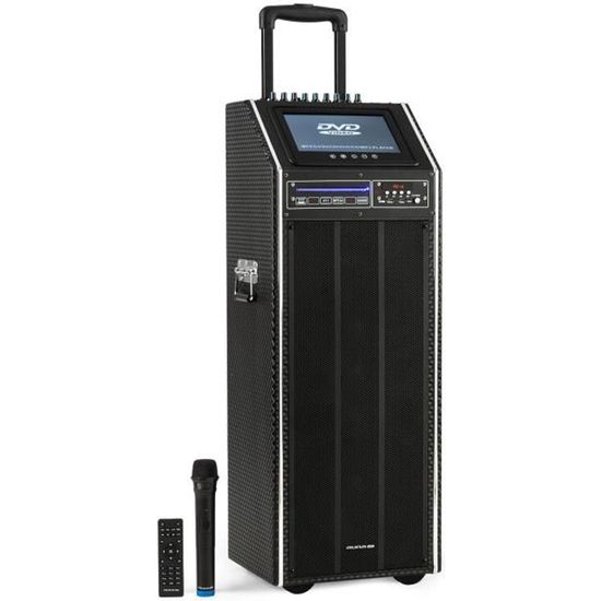 Auna Pro DisGo Box 2100DVD - Sono portable, micro UHF sans fil ...