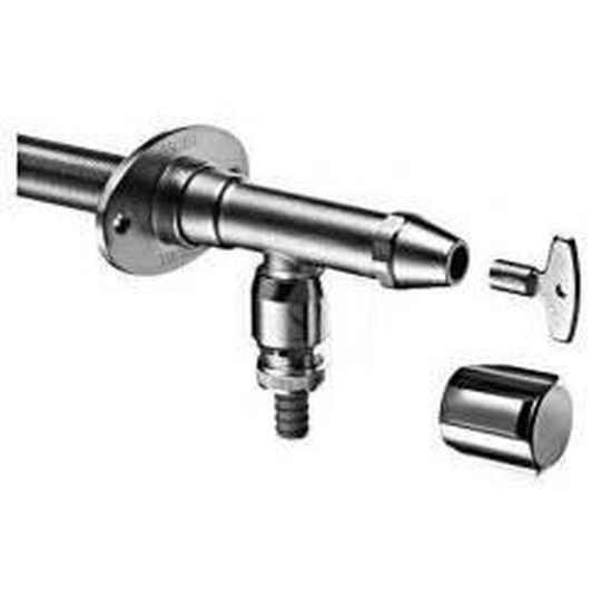 Robinet mural extérieur - Schell - POLAR II - Antigel - Laiton ...