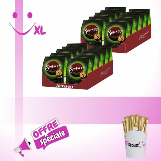 Dosette Senseo Brazil 20 paquets de 32 dosettes + 25 Sticks de sucre ...