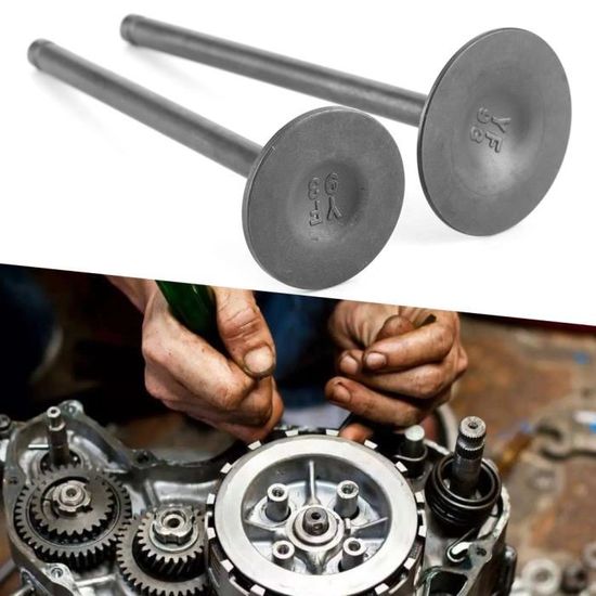 Sonew Soupapes d'échappement d'admission de tête de moteur Soupapes de ... Sonew Soupapes d'échappement d'admission de tête de moteur Soupapes de ...